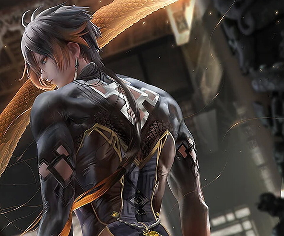 Zhongli Back