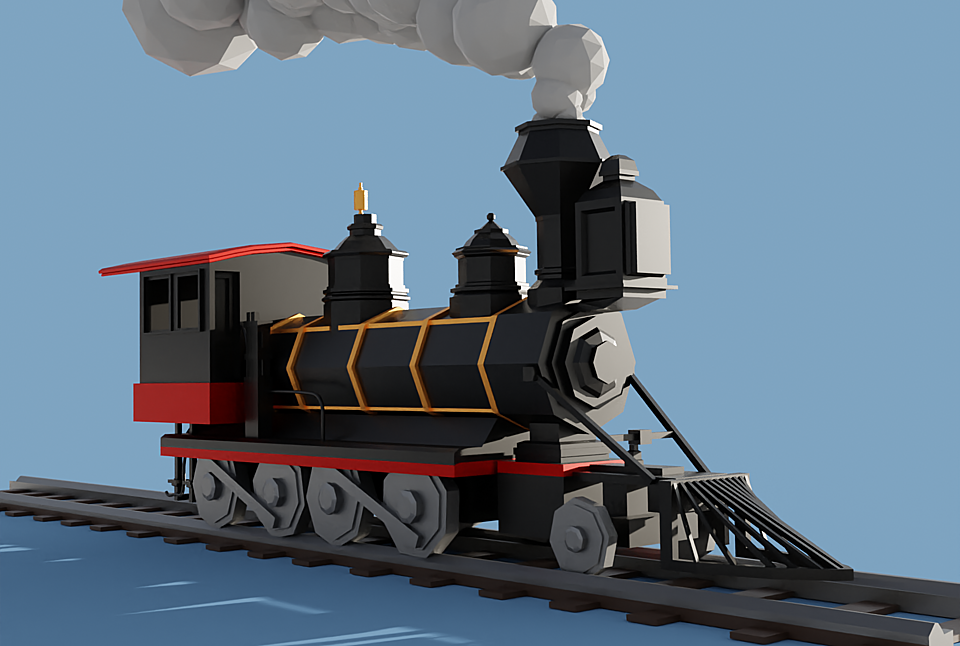 Low Poly Train