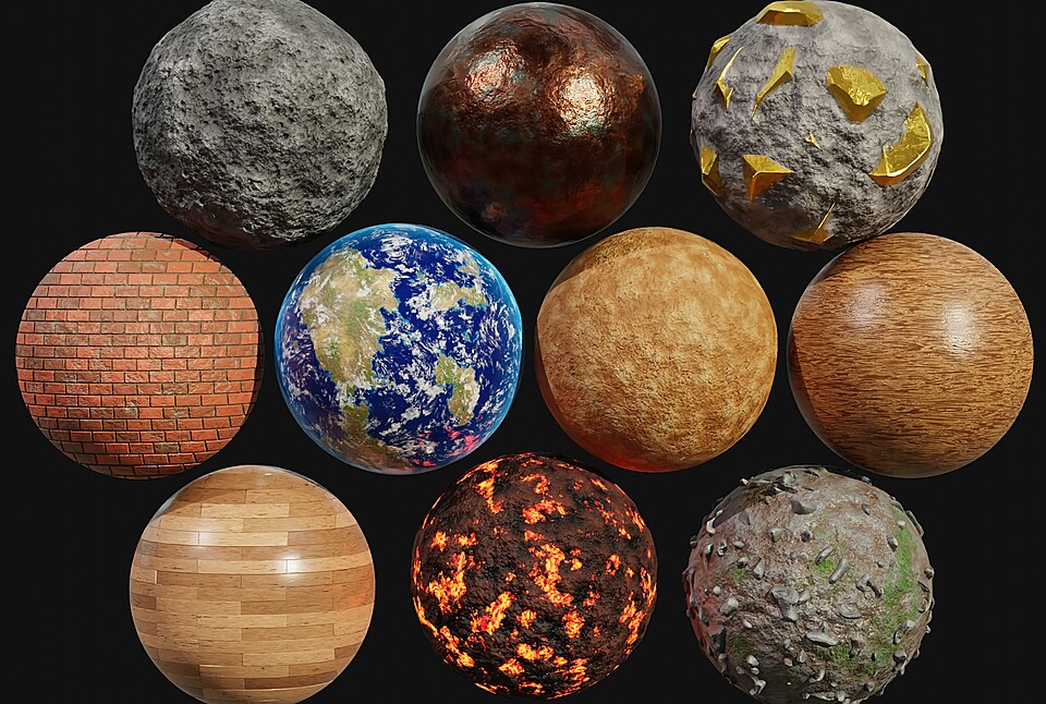 Blender Procedural Material Pack #3