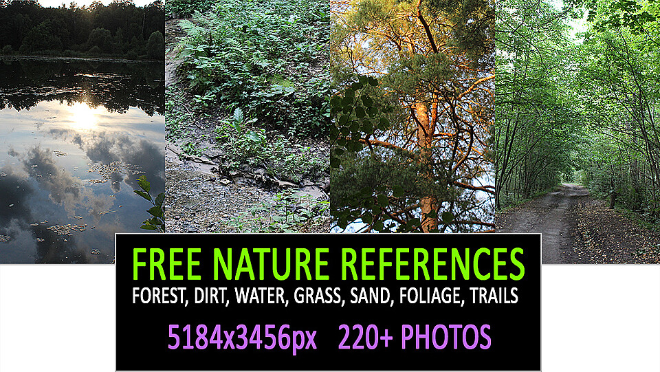 FREE 220+ NATURE REFERENCES - PACK 135