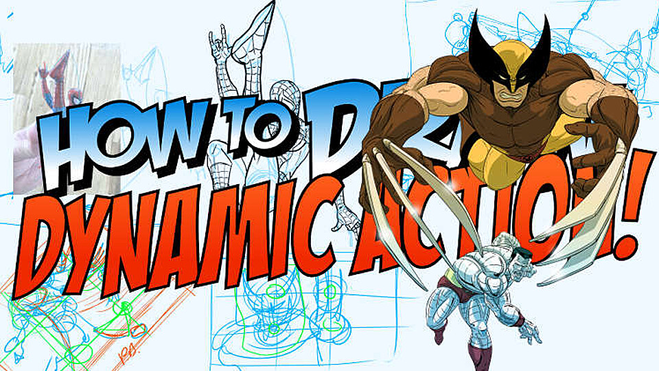 How To Draw DYNAMIC ACTION For Comics