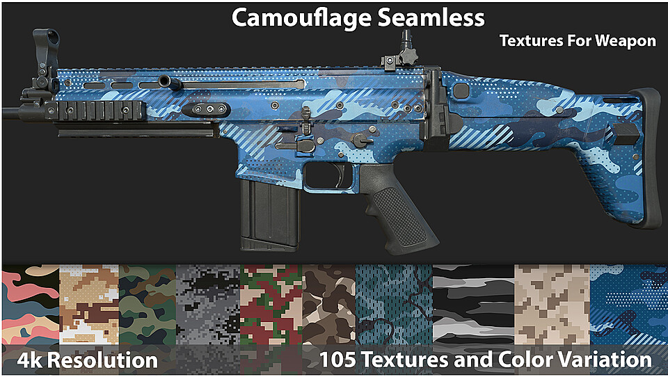 Camouflage Seamless - Textures For Weapon