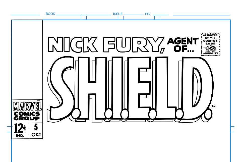Nick Fury, AoS Comic Book Cover Template