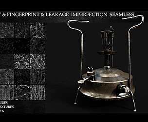 Hand & Fingerprint Roughness Maps