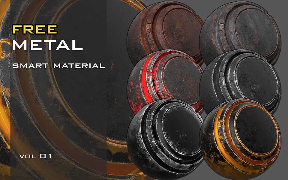 free metal smart material pack
