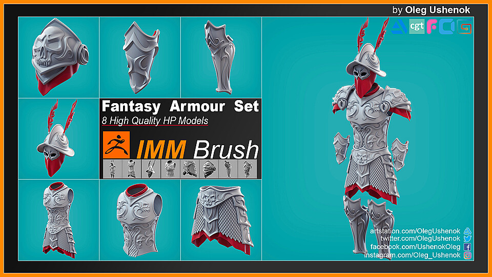IMM Brush Fantasy Armour Set