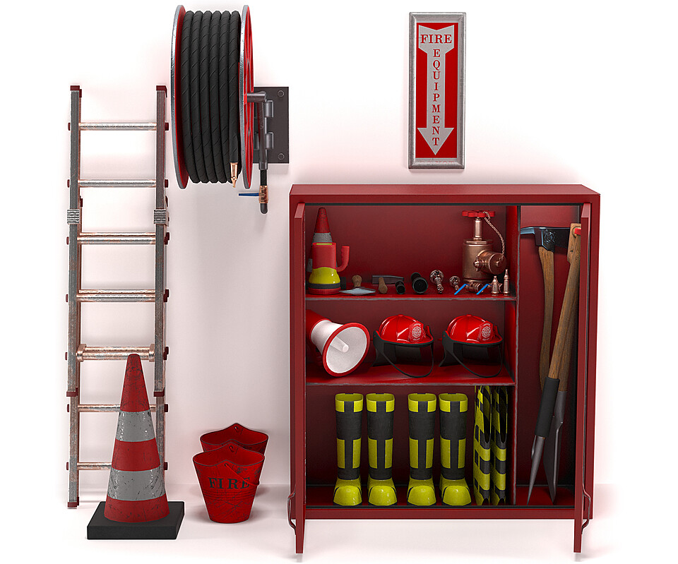 fire equipment set
