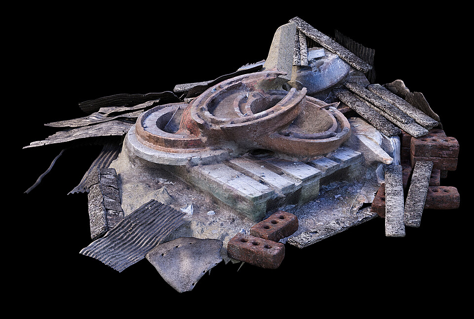 PBR Trash Pile 3 - 16K Textures