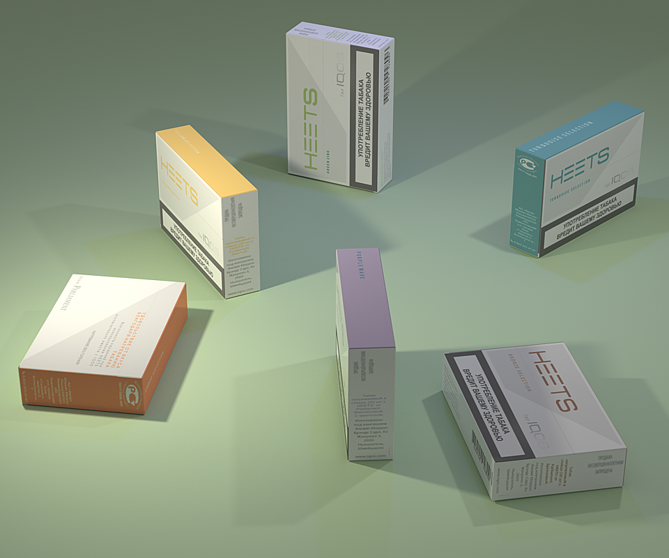 Packs of HEETS sticks