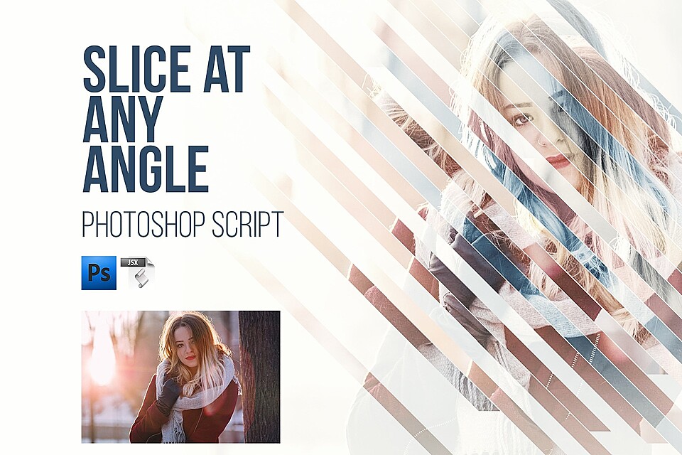 Slice at Any Angle Photoshop Script