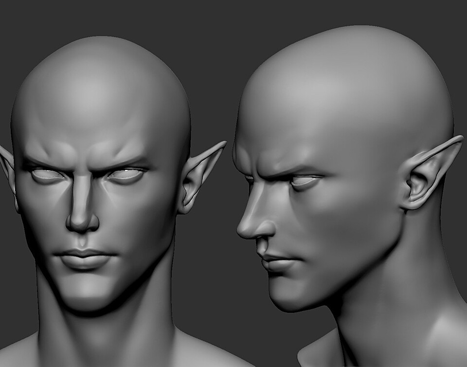 elf male head1