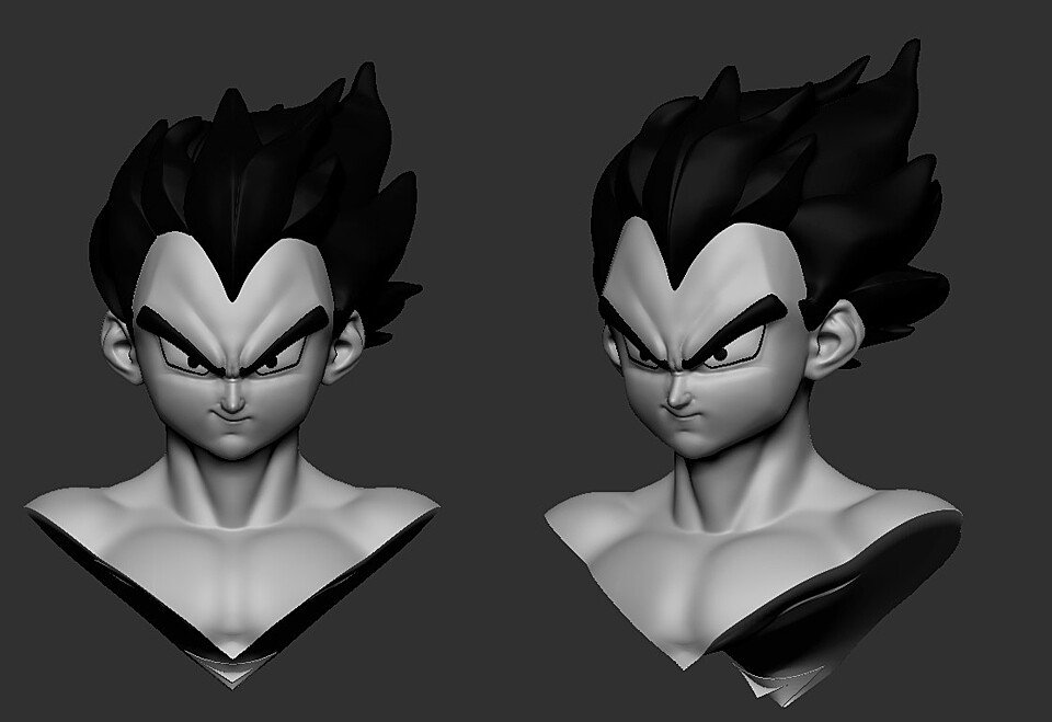 Young vegeta Head