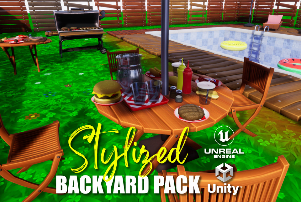 Stylized Backyard Pack [Unreal Engine / Unity]