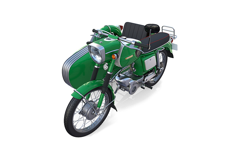 Mobra 50 w sidecar Green