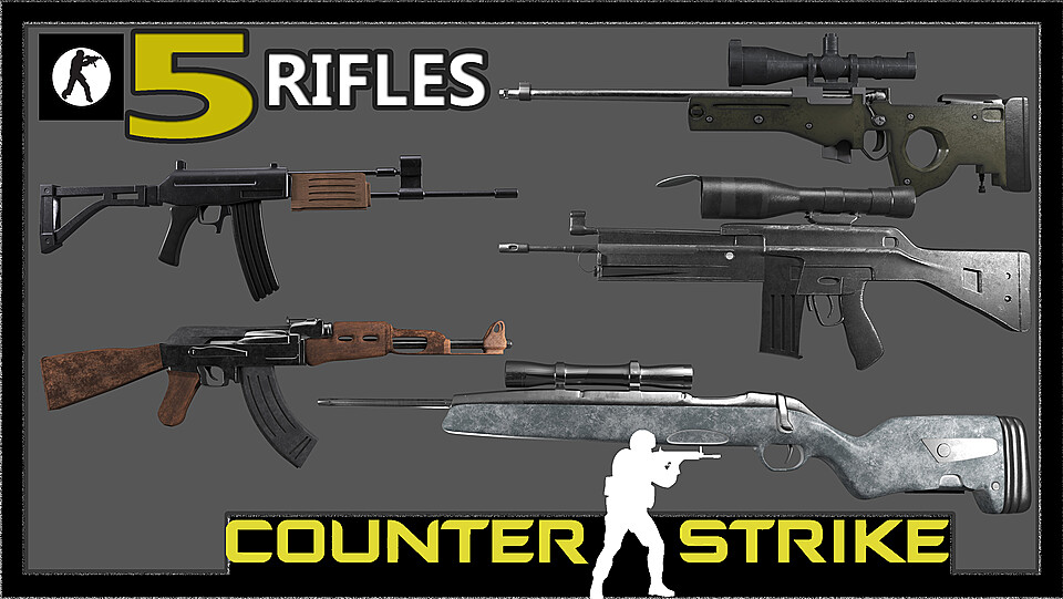 counter strike-5 rifles