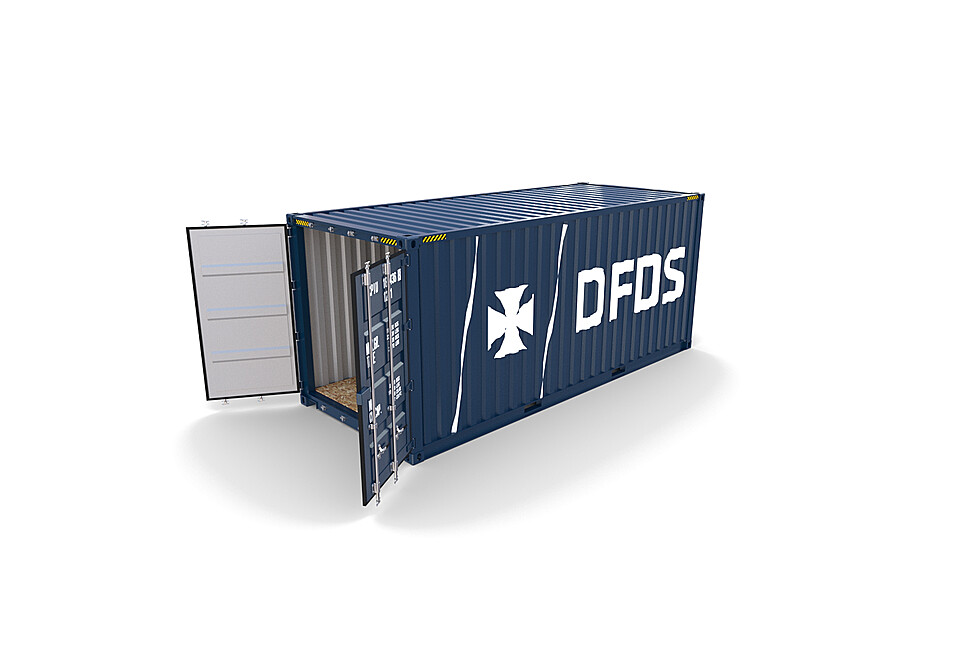 20ft Shipping Container DFDS