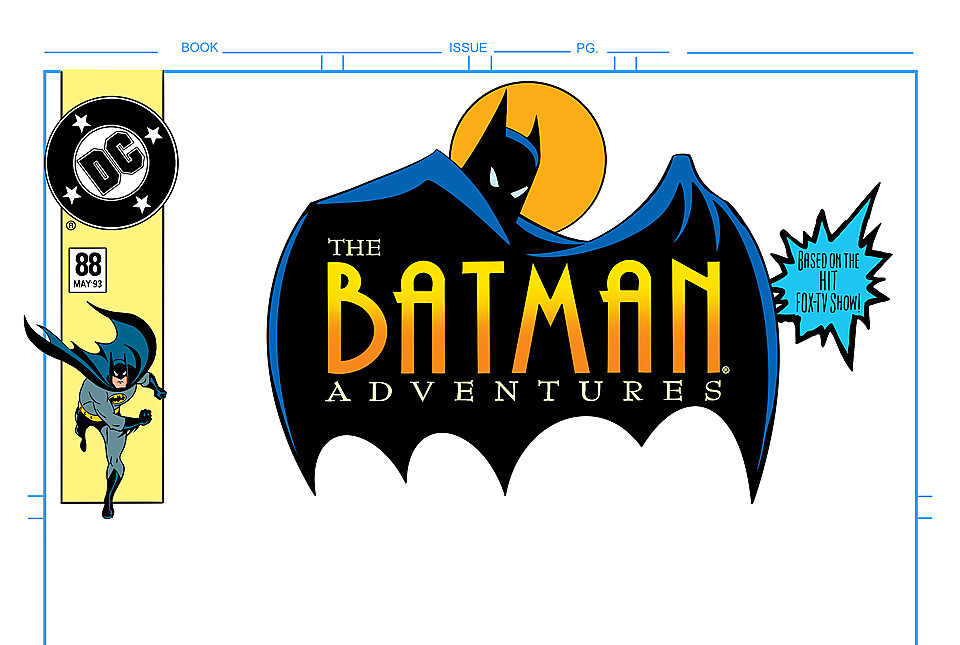 The Batman Adventures Comic Book Cover Template