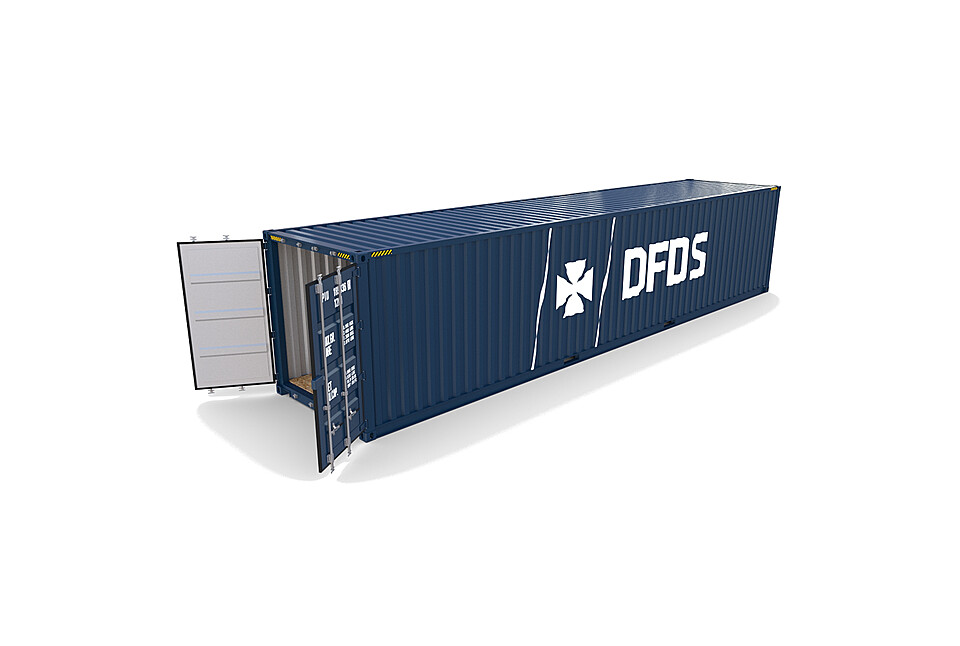40ft Shipping Container DFDS
