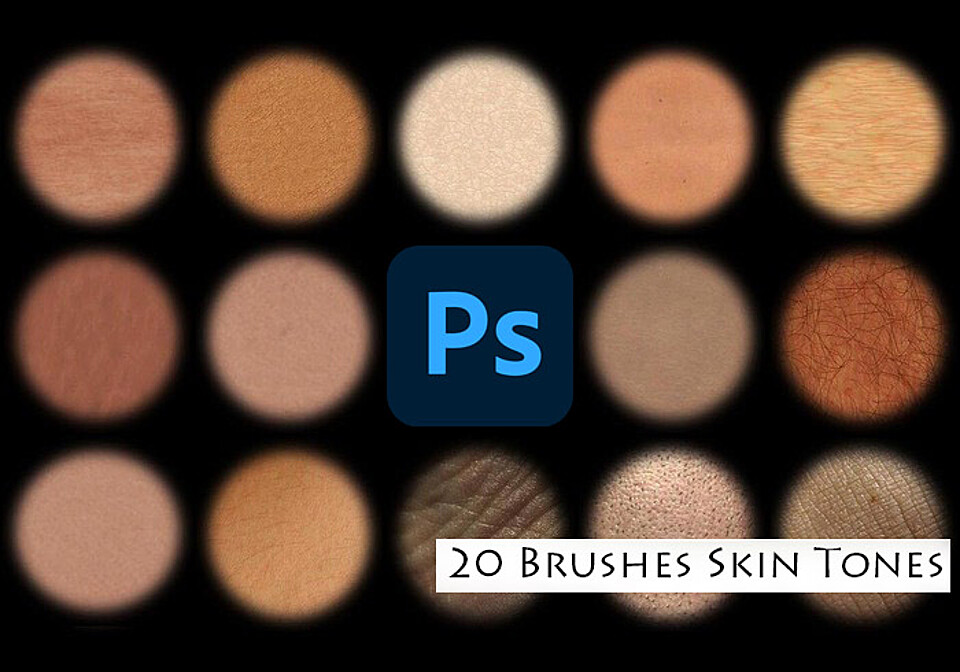 20 Human Skin PS Brushes