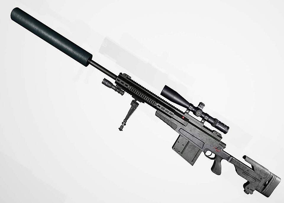 Sniper Rifle AX50 modulare Gun Weapon