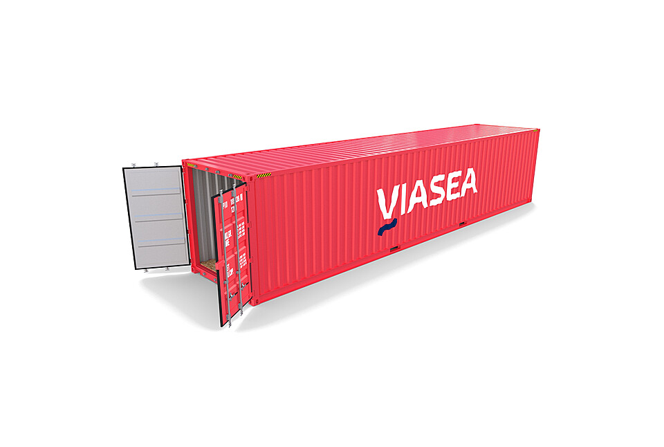 40ft Shipping Container Viasea