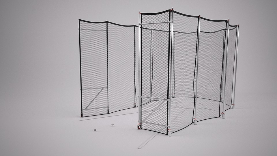Track & Field Hammer Throw Cage