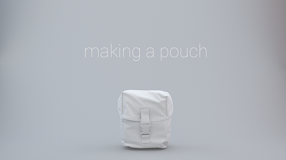 Making a Combat Pouch in Marvelous Designer