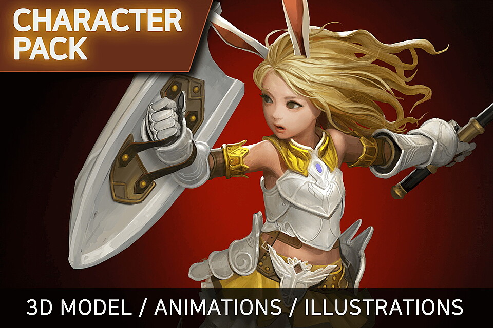 MMORPG Character Pack - Paladin