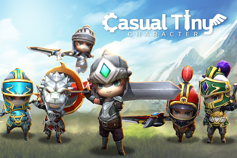 Casual Tiny Character - Knight Pack