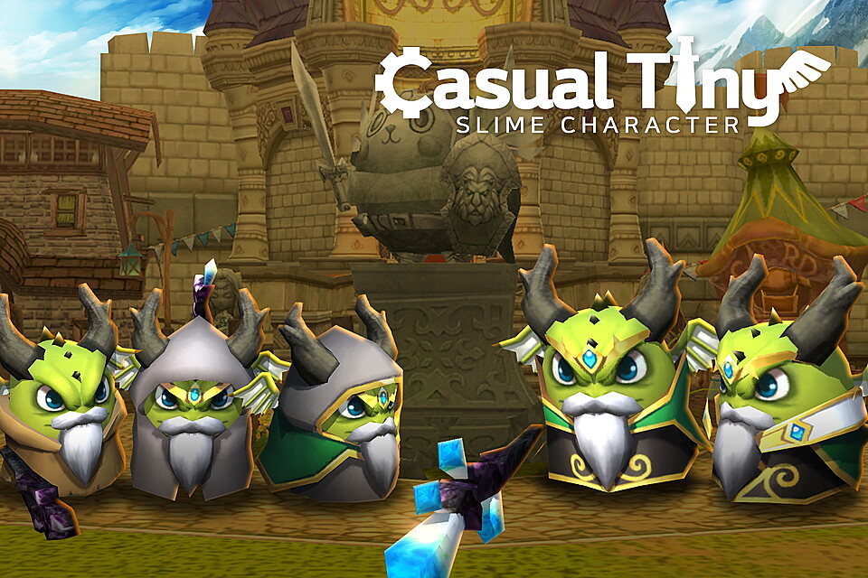 Casual Tiny Slime - Wizard Pack