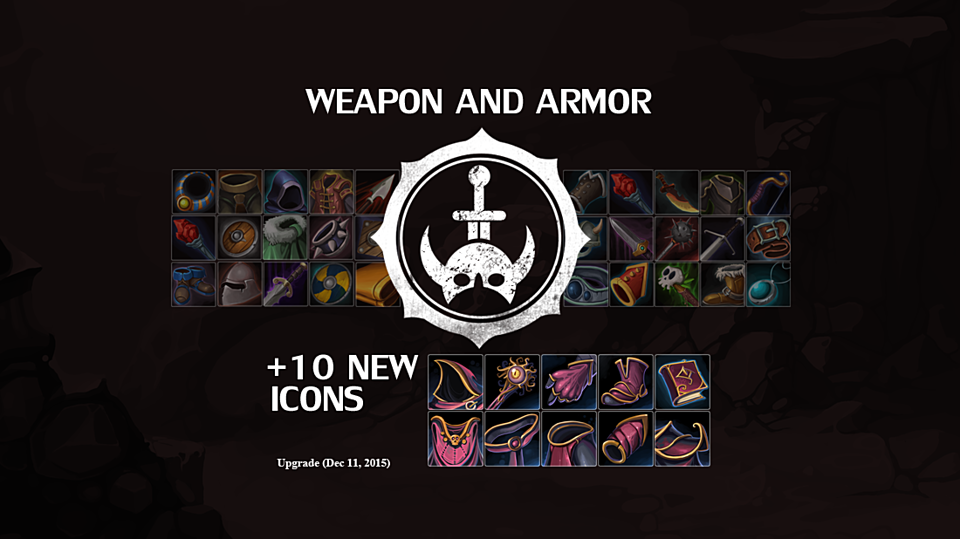 Weapon and Armor Icon Pack