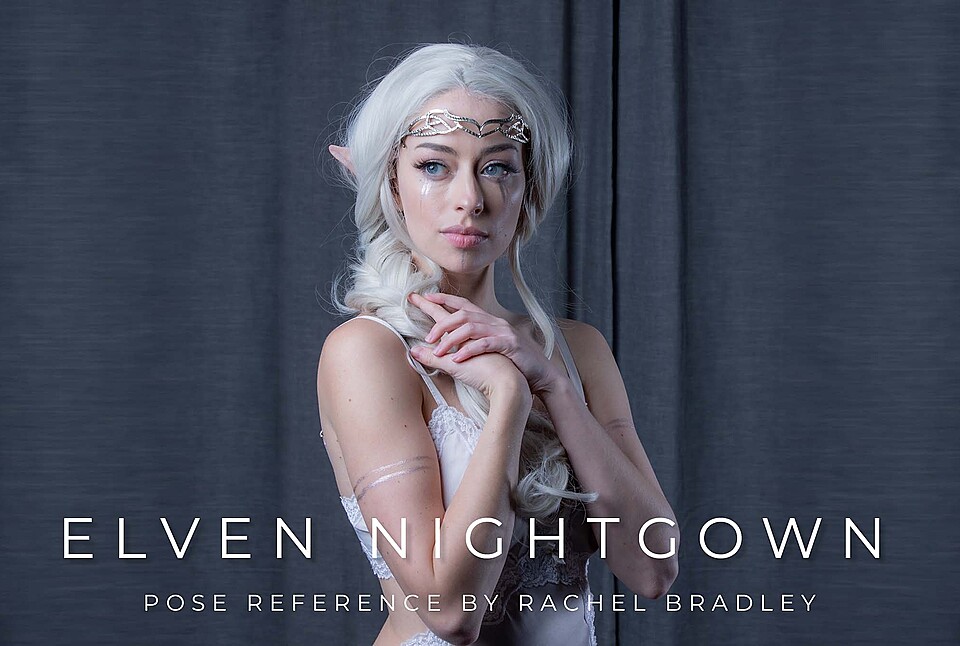 FREE Elven Nightgown - Pose Reference for Artists