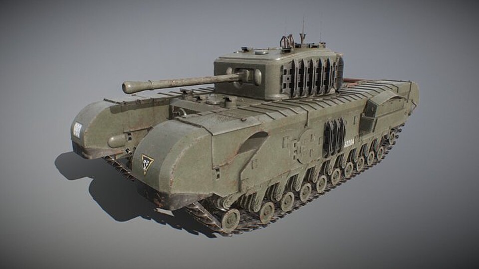 Churchill Mk. VII A22F- WW2 British Heavy Tank