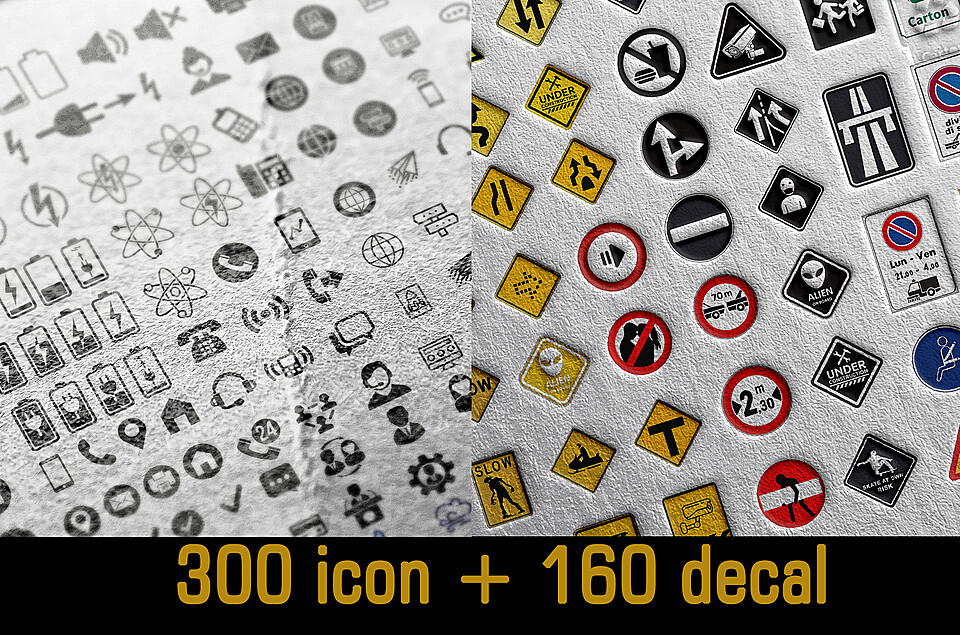 300 icon + 160 decal