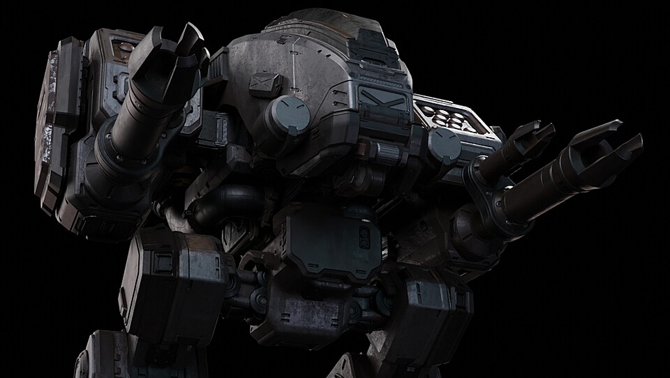 Starcraft 2 Goliath - 3D Print Statue