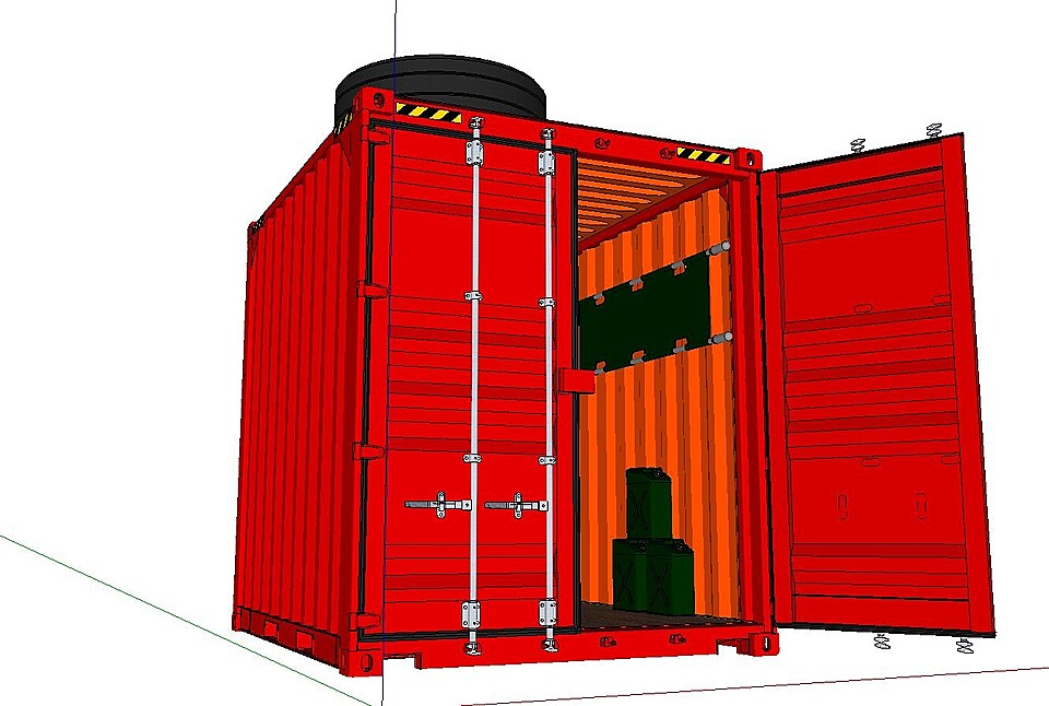 City Simple Art Building-Container-0125