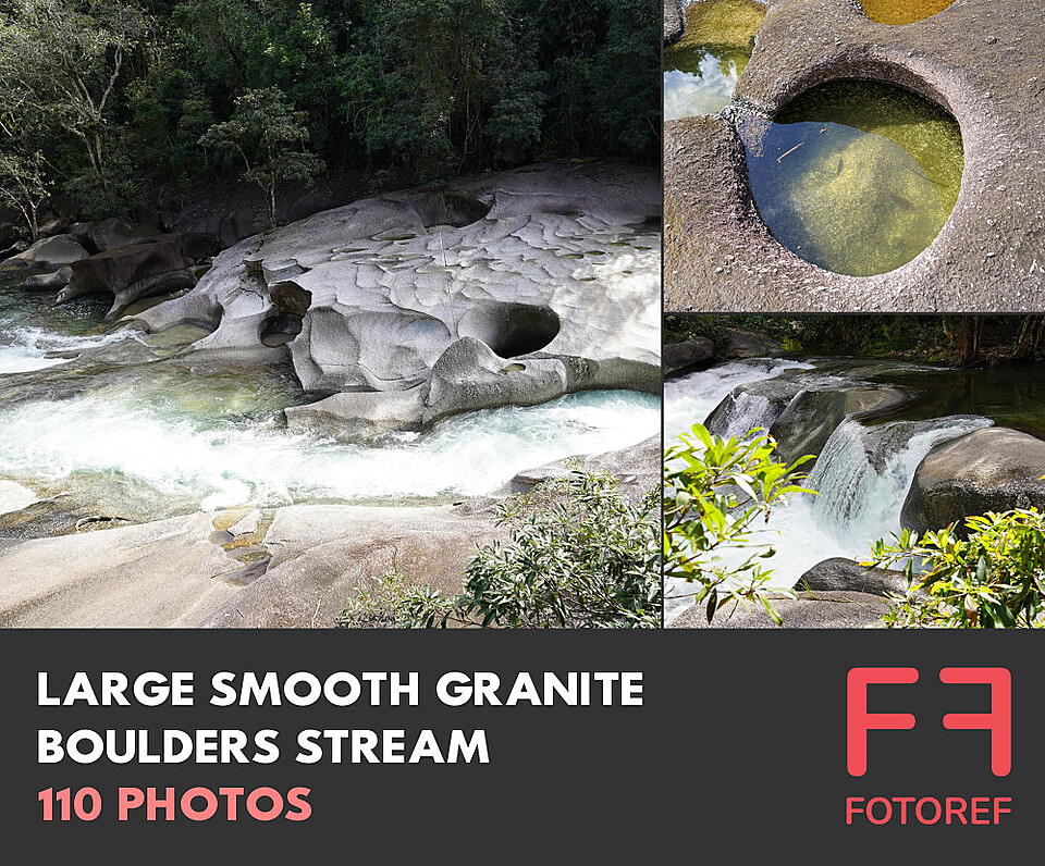 110 photos of Large Smooth Granite Boulders Stream