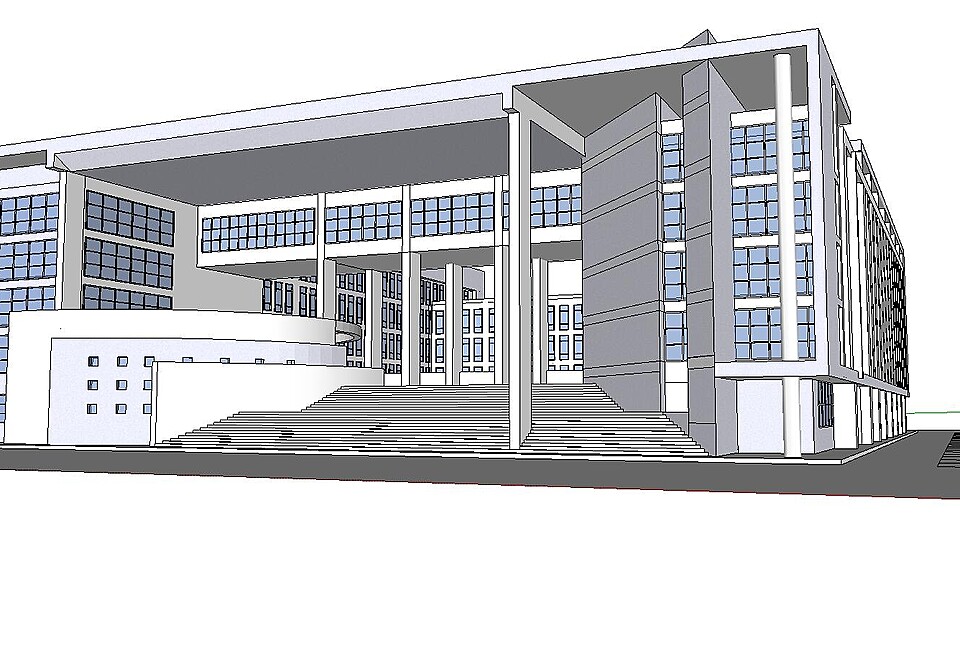 Office-Teaching Building-Canteen 03