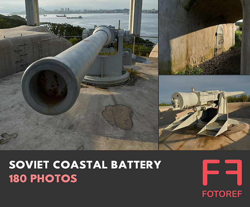 180 photos of Soviet Coastal Battery