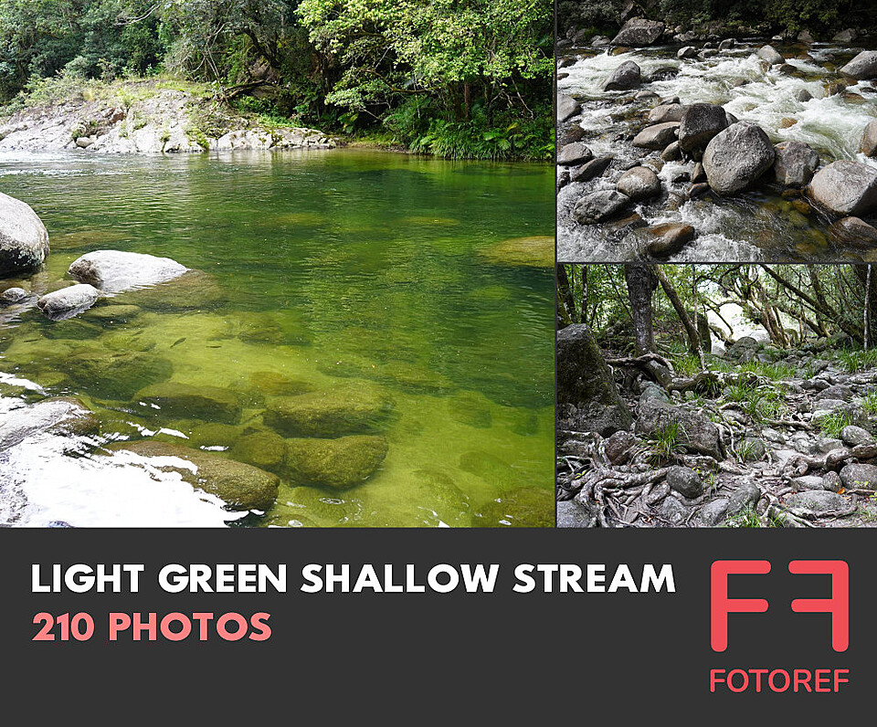 210 photos of Light Green Shallow Stream