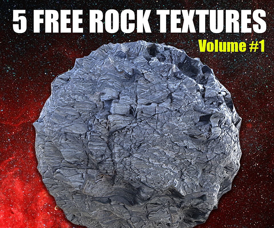 5 FREE Rock Textures- Volume #1