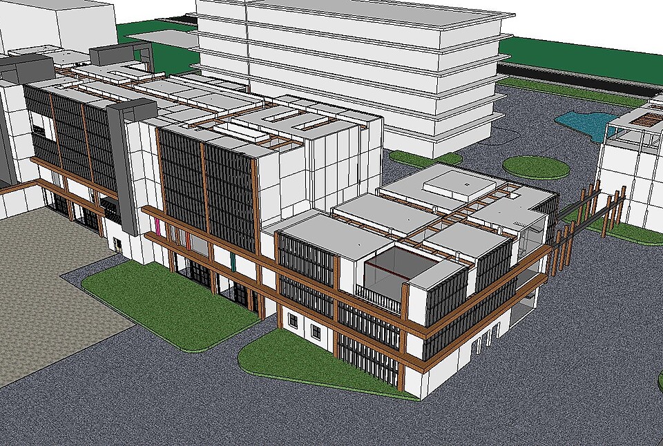Sketchup City social Building-Hospital -031