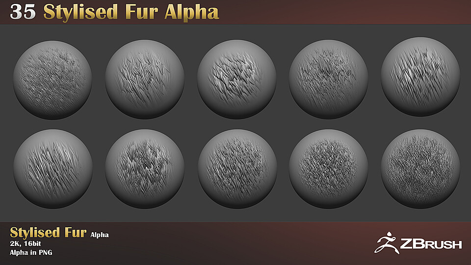 Stylised Fur Alpha