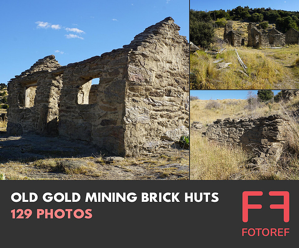 129 photos of Old Gold Mining Brick Huts
