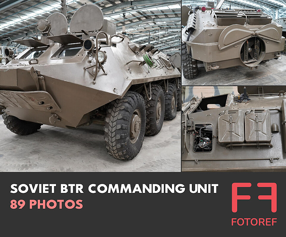 89 photos of Soviet BTR Commanding Unit