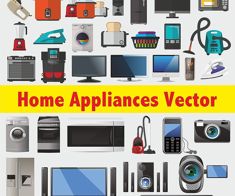 Home Appliances vector
