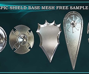 60+ Shield Base Mesh Pack