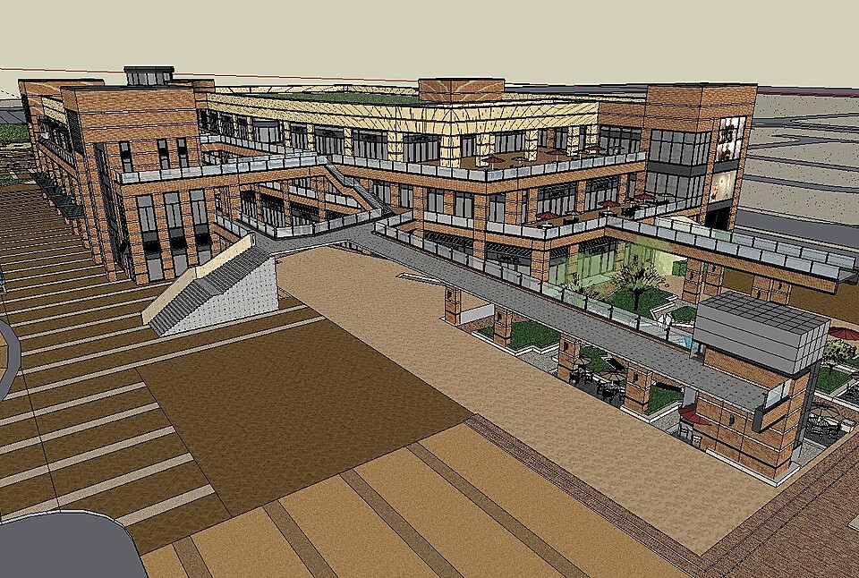 Shopping Center-Commercial Street-Office-0213