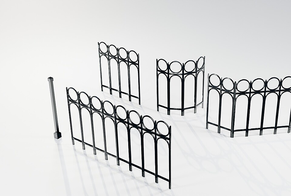 Modular Metal Fence No 2
