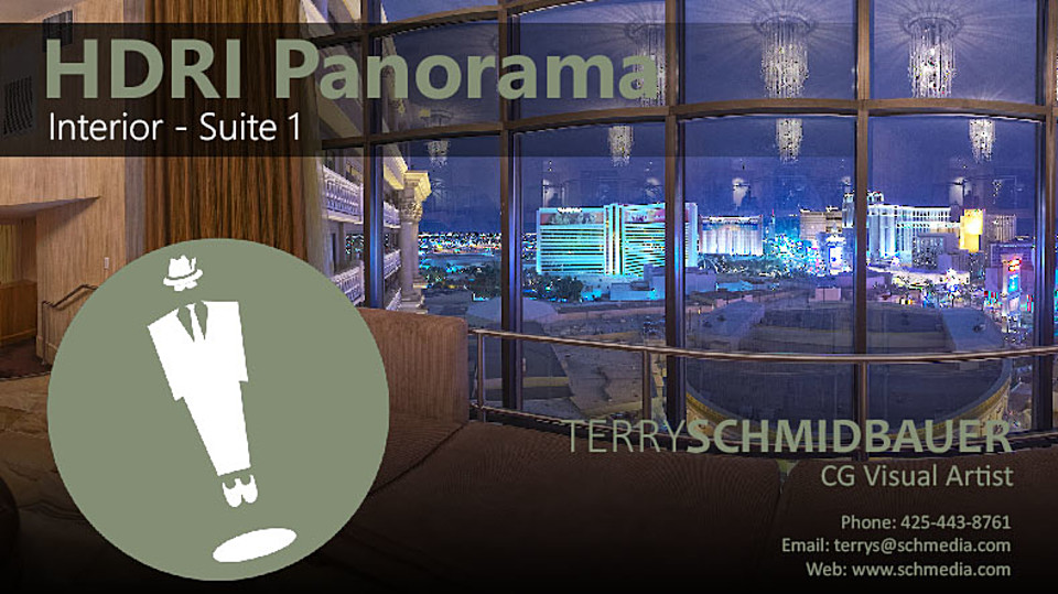 HDRI Panorama - Hotel Suite 1